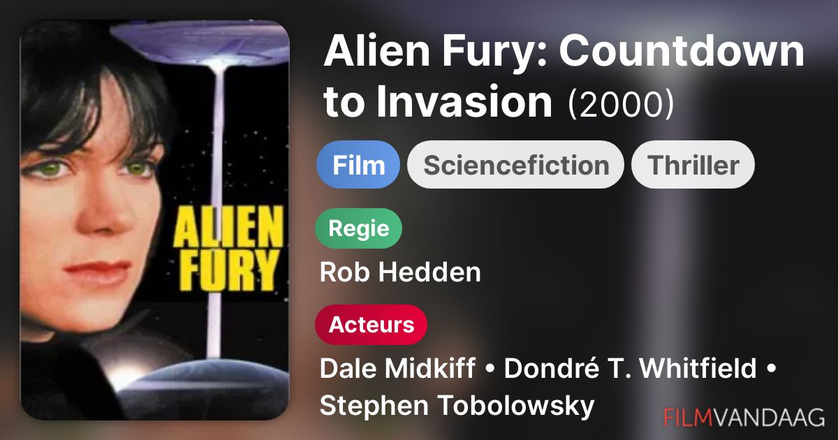 Alien Fury: Countdown to Invasion (film, 2000) - FilmVandaag.nl