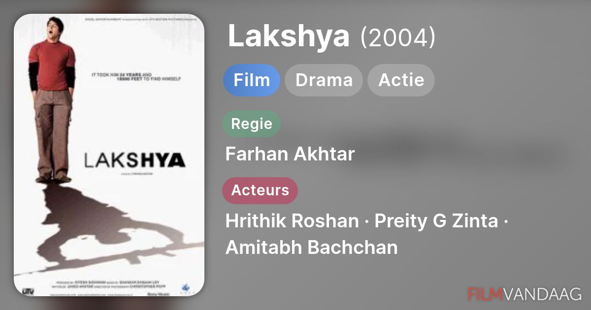 Lakshya (film, 2004) - FilmVandaag.nl