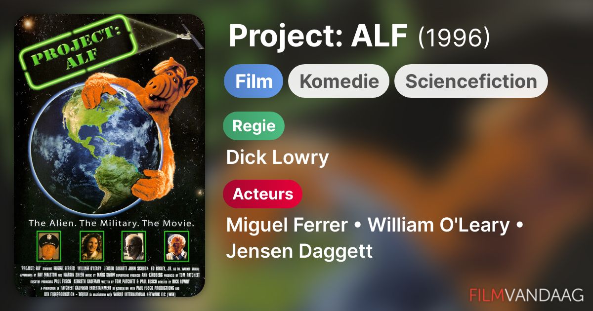 Project: ALF (film, 1996) Nu Online Kijken - FilmVandaag.nl