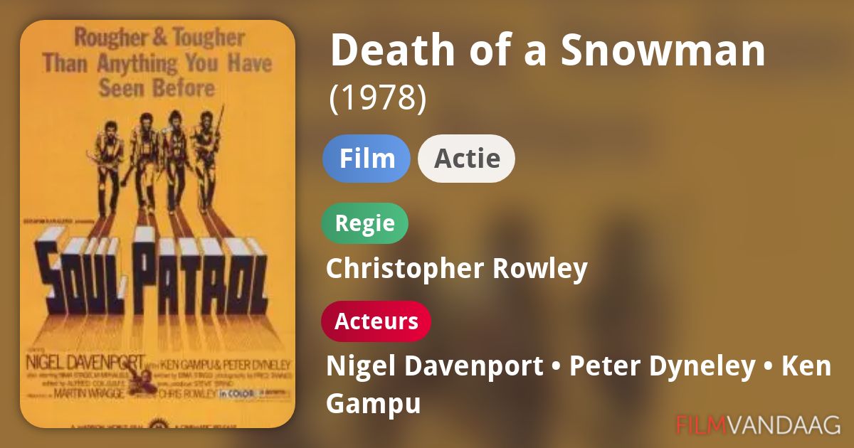 Death of a Snowman (film, 1978) - FilmVandaag.nl