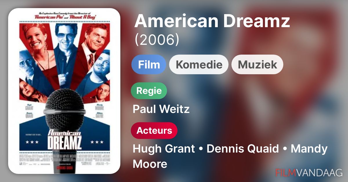 American Dreamz (film, 2006) - FilmVandaag.nl