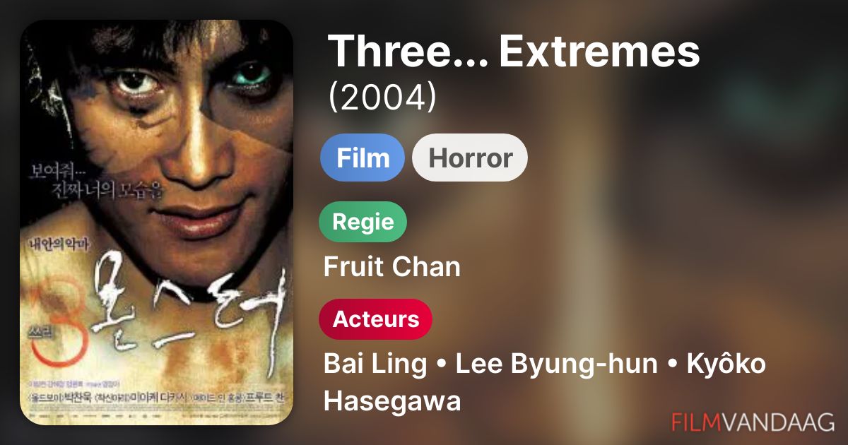 Three... Extremes (film, 2004) - FilmVandaag.nl