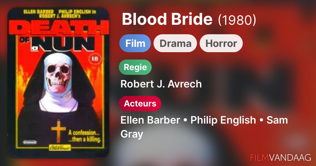 Blood Bride (film, 1980) - FilmVandaag.nl