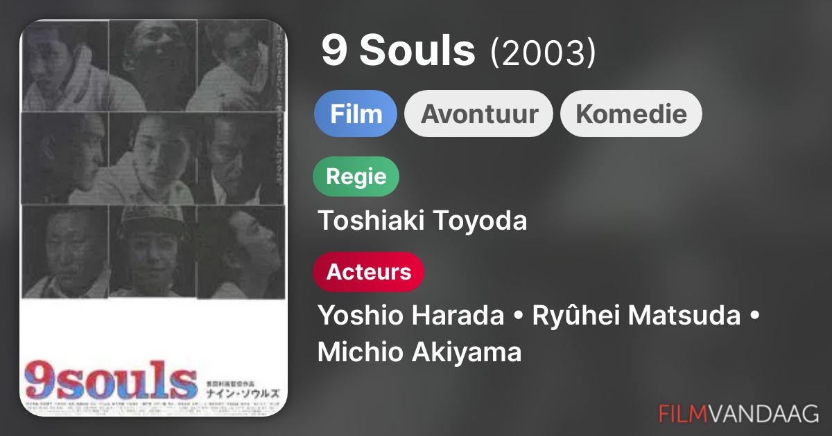 9 Souls (film, 2003) Nu Online Kijken - FilmVandaag.nl