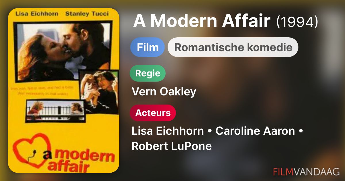A Modern Affair (film, 1994) - FilmVandaag.nl