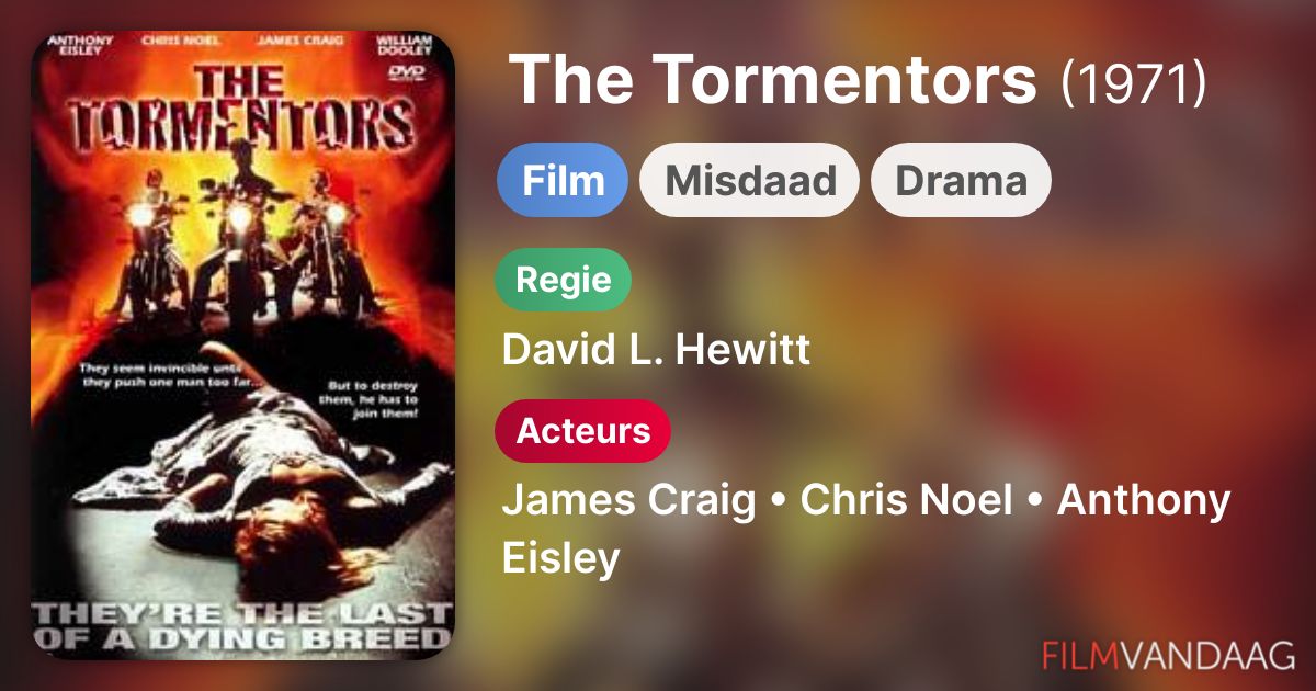 The Tormentors (film, 1971) - FilmVandaag.nl