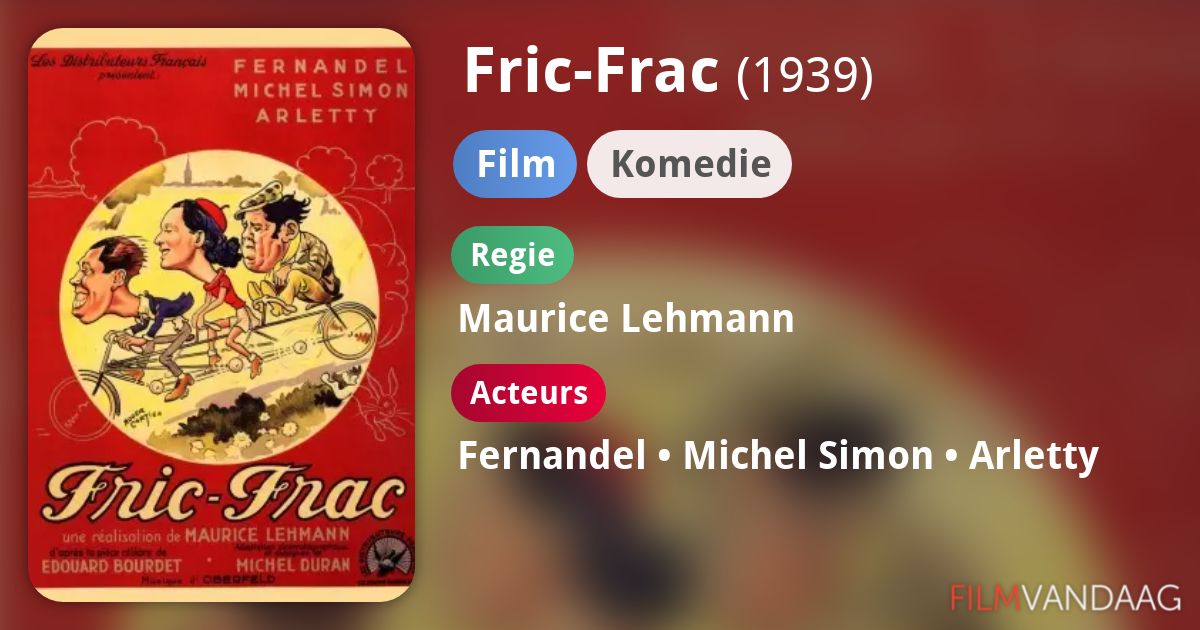 Fric-Frac (film, 1939) - FilmVandaag.nl