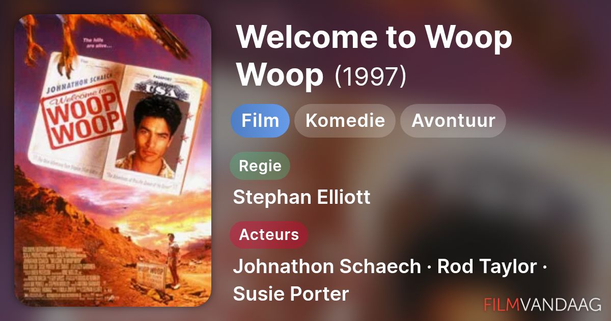 Welcome to Woop Woop (film, 1997) - FilmVandaag.nl