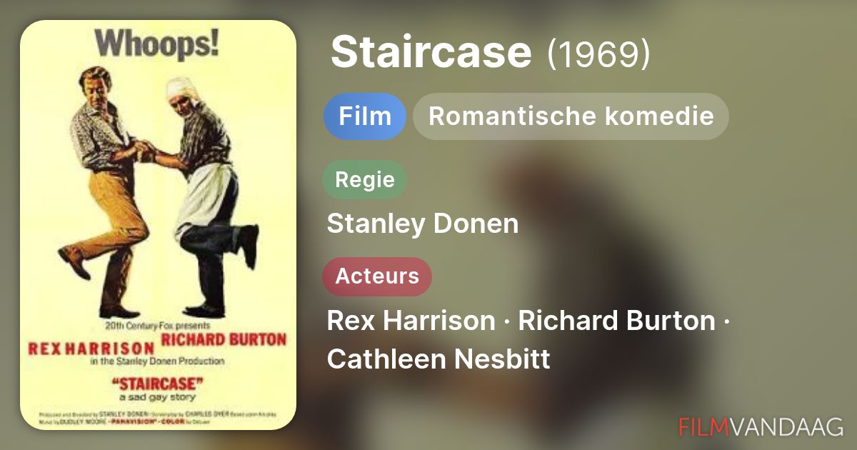 Staircase (film, 1969) - FilmVandaag.nl