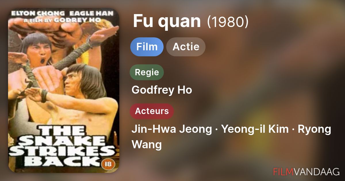 Fu quan (film, 1980) - FilmVandaag.nl