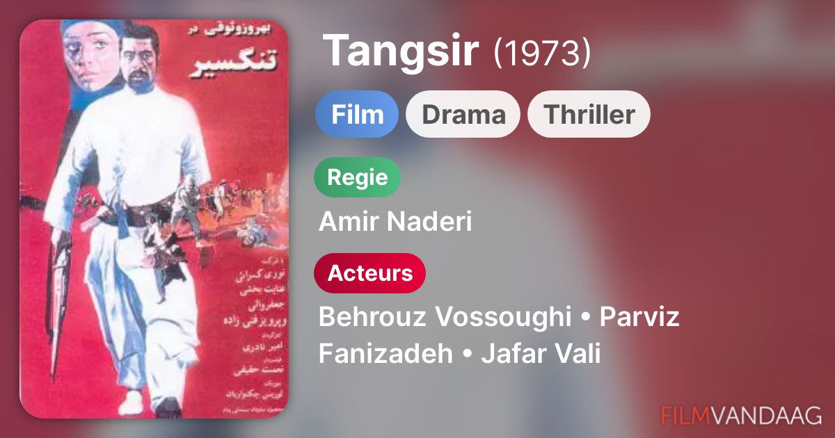 Tangsir (film, 1974) - FilmVandaag.nl