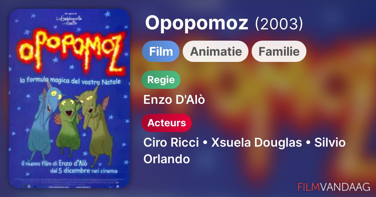 Opopomoz (film, 2003) - FilmVandaag.nl