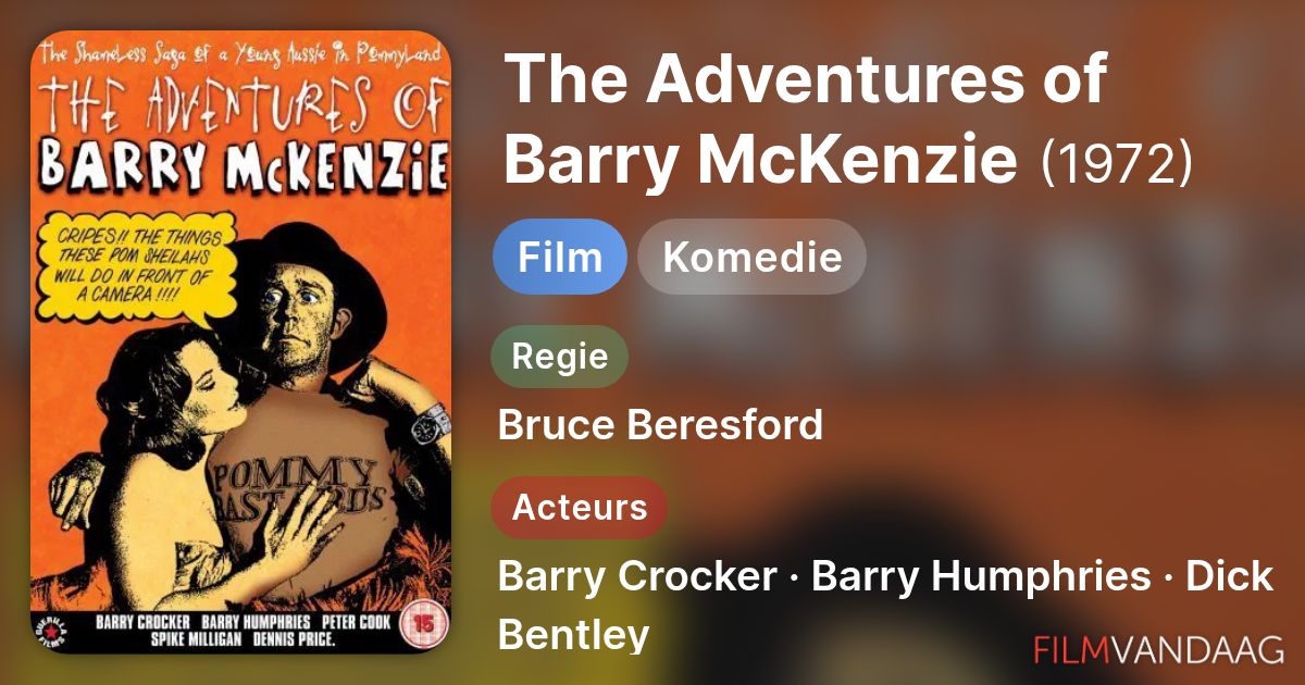 The Adventures of Barry McKenzie (film, 1972) - FilmVandaag.nl