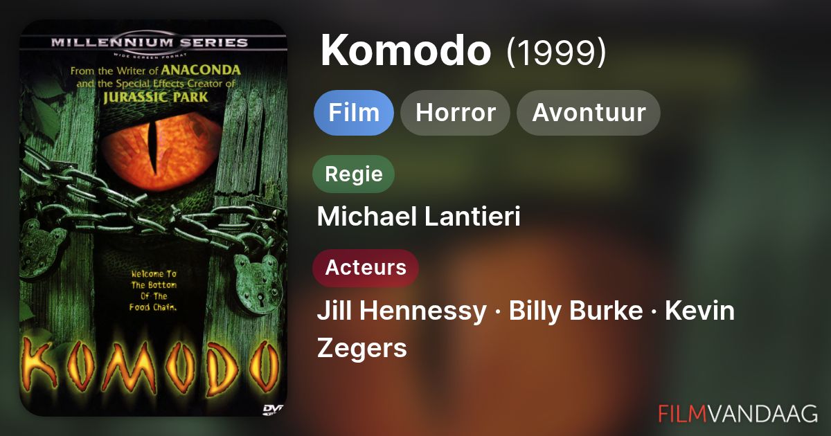 Komodo (film, 1999) Nu Online Kijken - FilmVandaag.nl