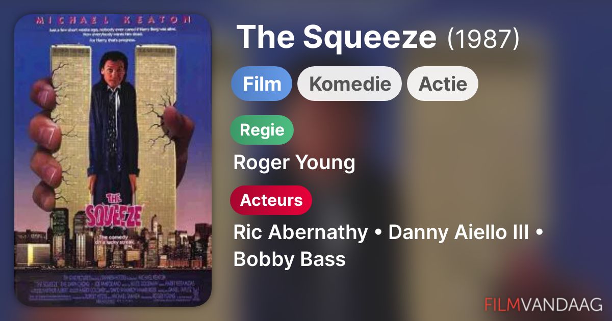The Squeeze (film, 1987) - FilmVandaag.nl
