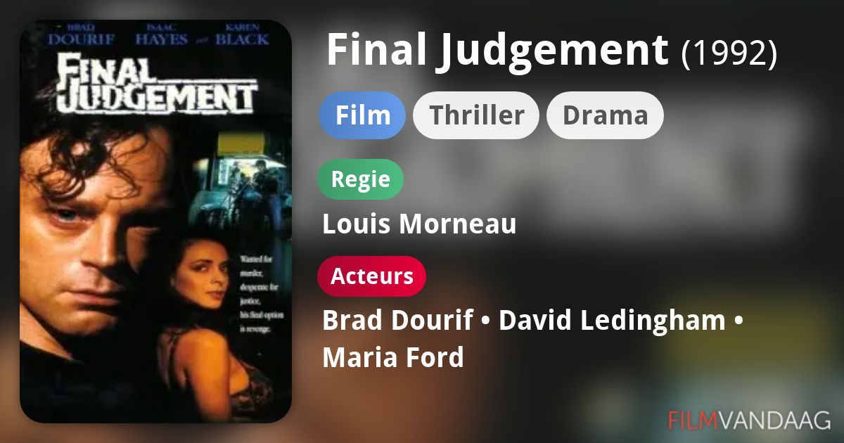 Final Judgement (film, 1992) - FilmVandaag.nl