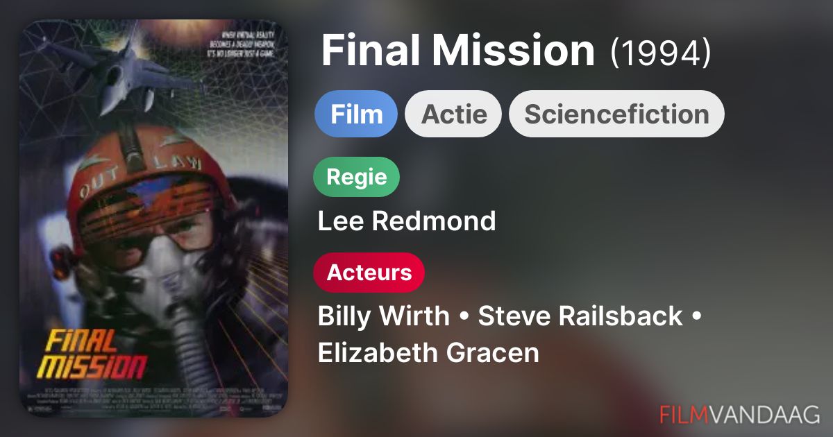 Final Mission (film, 1994) - FilmVandaag.nl