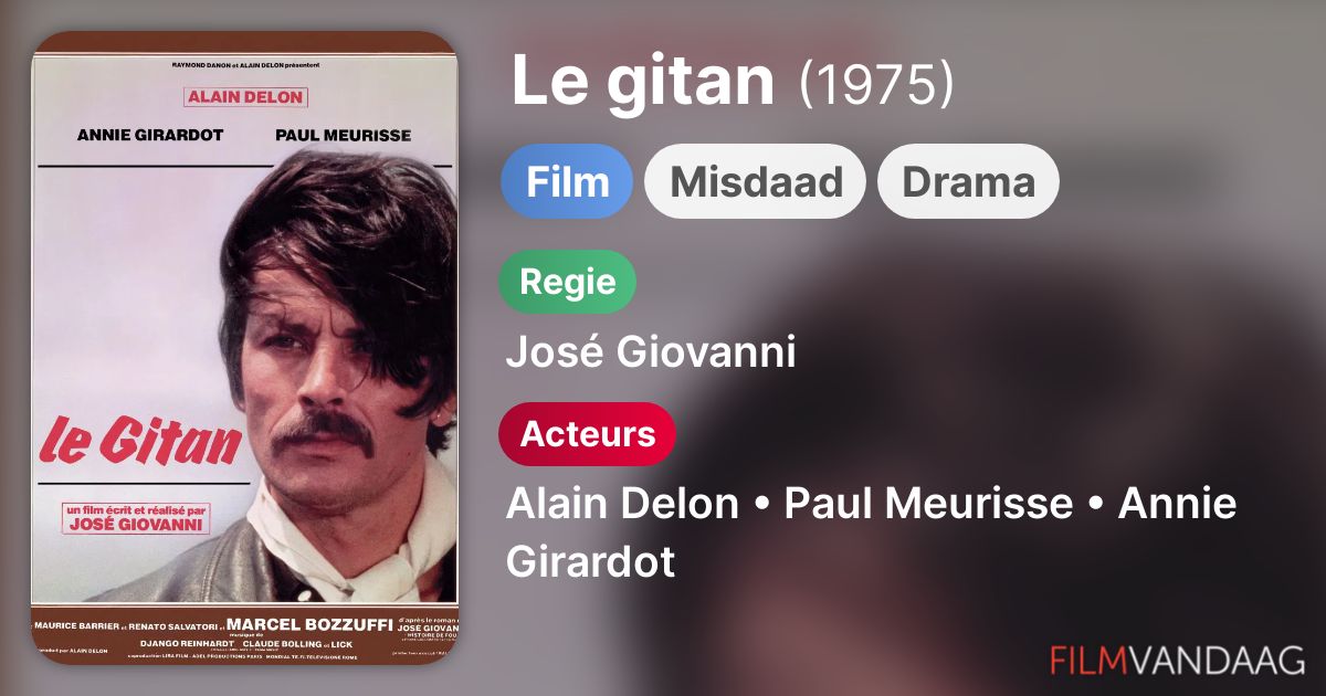 Le gitan (film, 1975) - FilmVandaag.nl