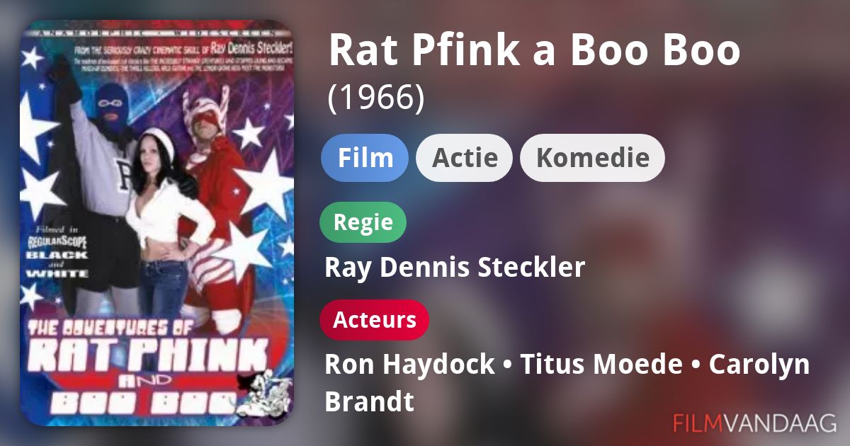 Rat Pfink a Boo Boo (film, 1966) - FilmVandaag.nl