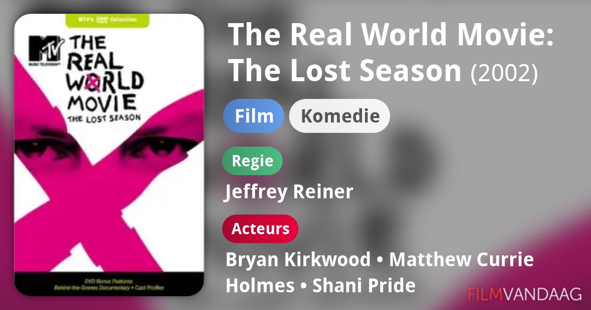 The Real World Movie: The Lost Season (film, 2002) - FilmVandaag.nl