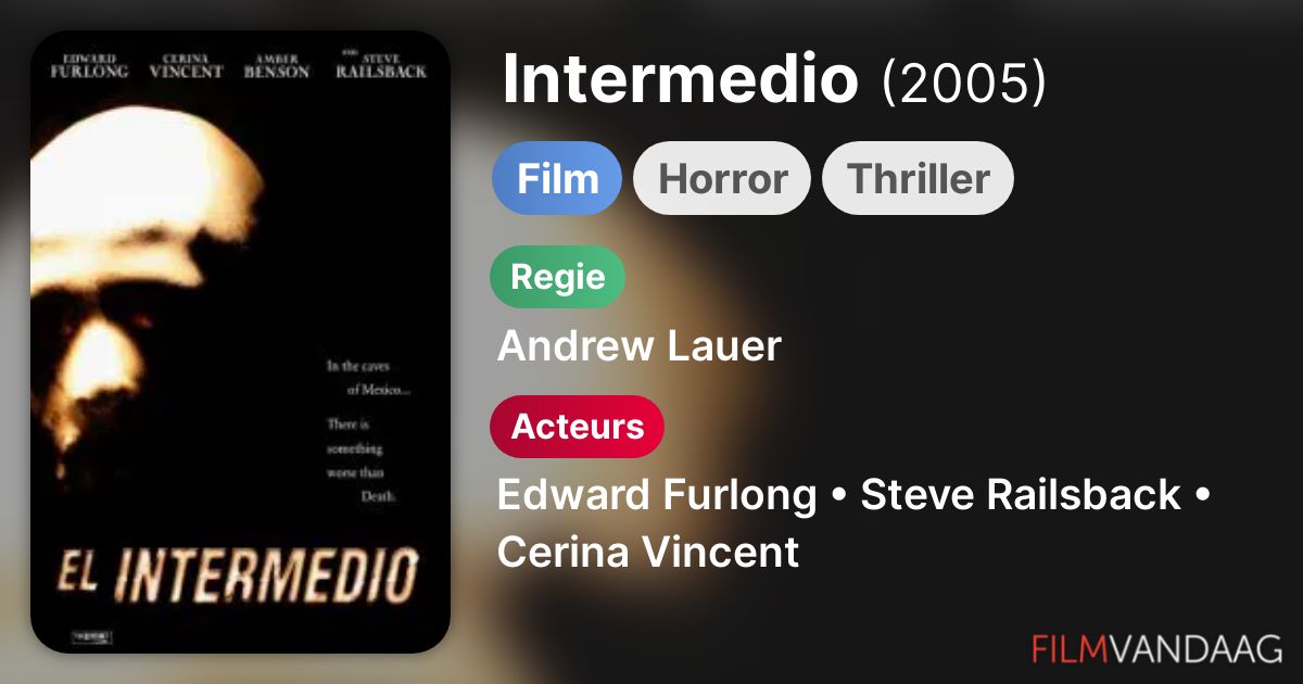 Intermedio (film, 2005) - FilmVandaag.nl