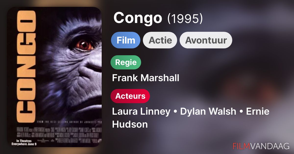 Congo (film, 1995) - FilmVandaag.nl
