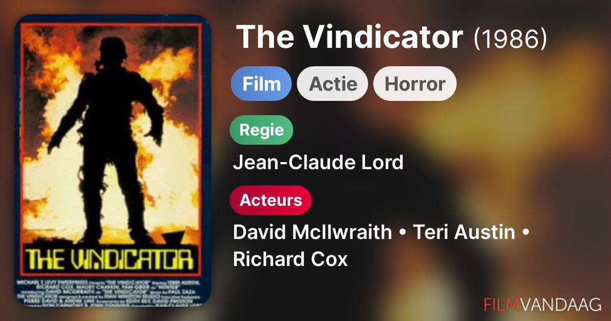 The Vindicator (film, 1986) - FilmVandaag.nl