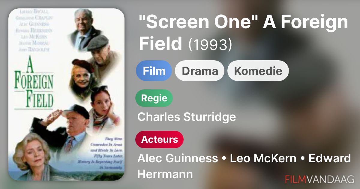 "Screen One" A Foreign Field (film, 1993) - FilmVandaag.nl