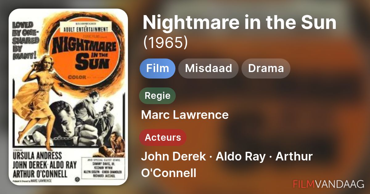 Nightmare in the Sun (film, 1965) - FilmVandaag.nl