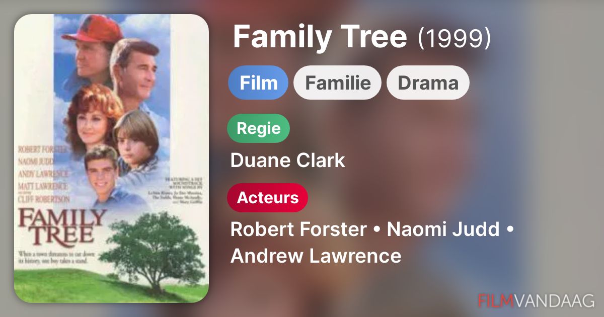Family Tree (film, 1999) - FilmVandaag.nl