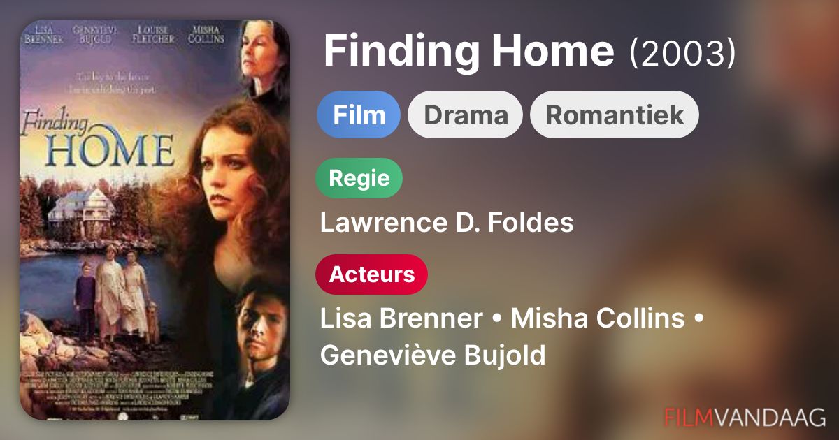 Finding Home (film, 2003) - FilmVandaag.nl