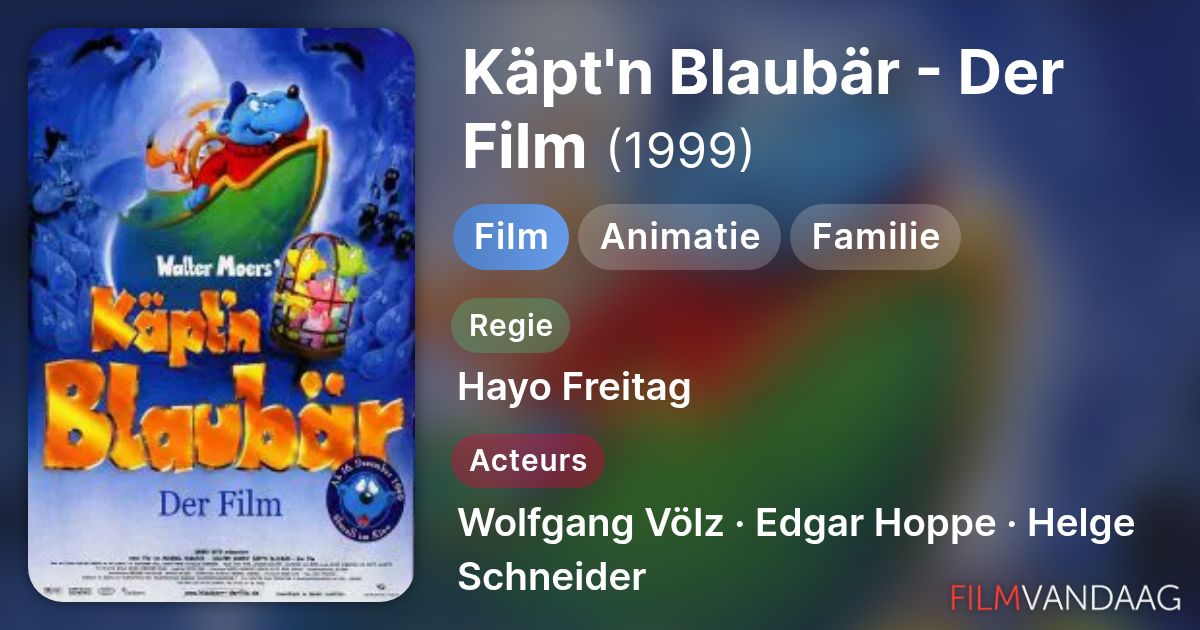 Käpt'n Blaubär - Der Film (film, 1999) - FilmVandaag.nl