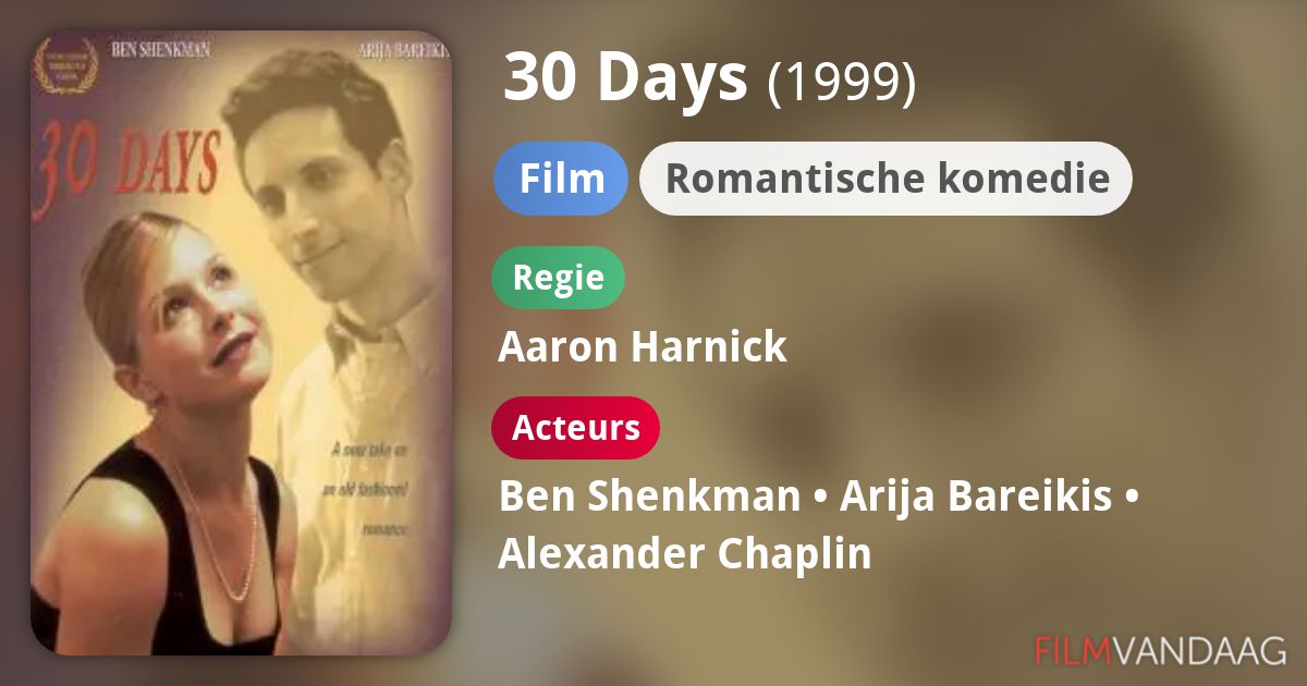 30 Days (film, 1999) - FilmVandaag.nl