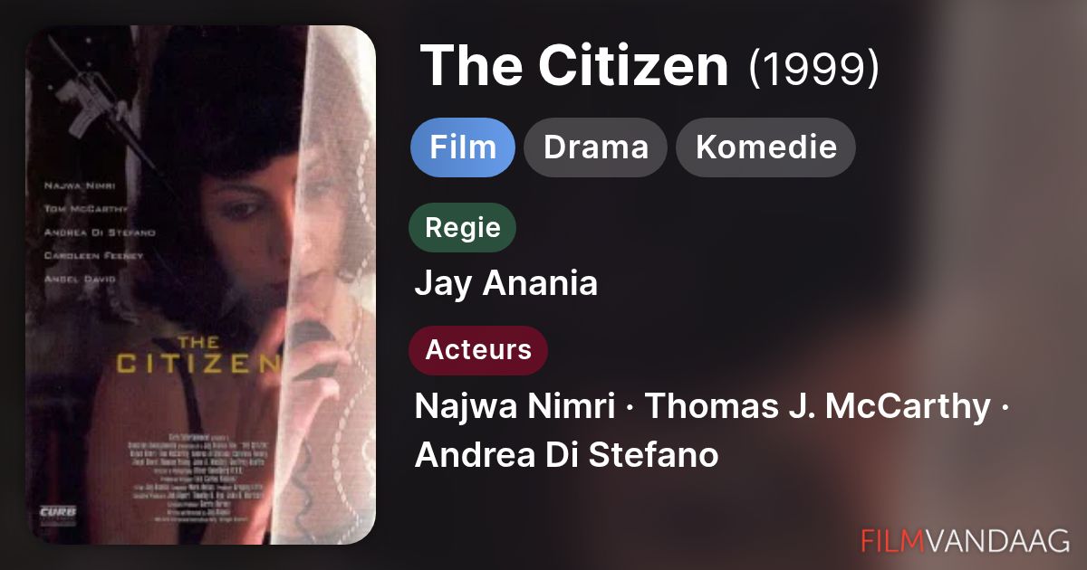 The Citizen (film, 1999) - FilmVandaag.nl