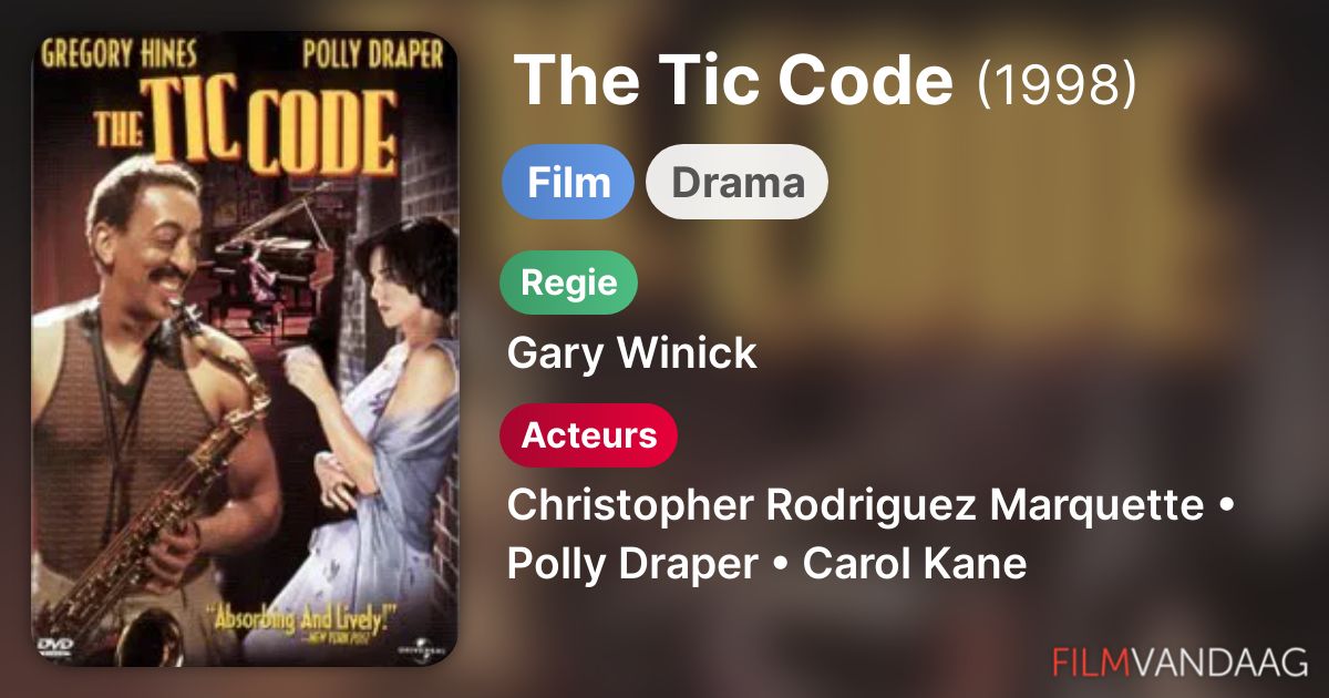 The Tic Code (film, 1999) - FilmVandaag.nl