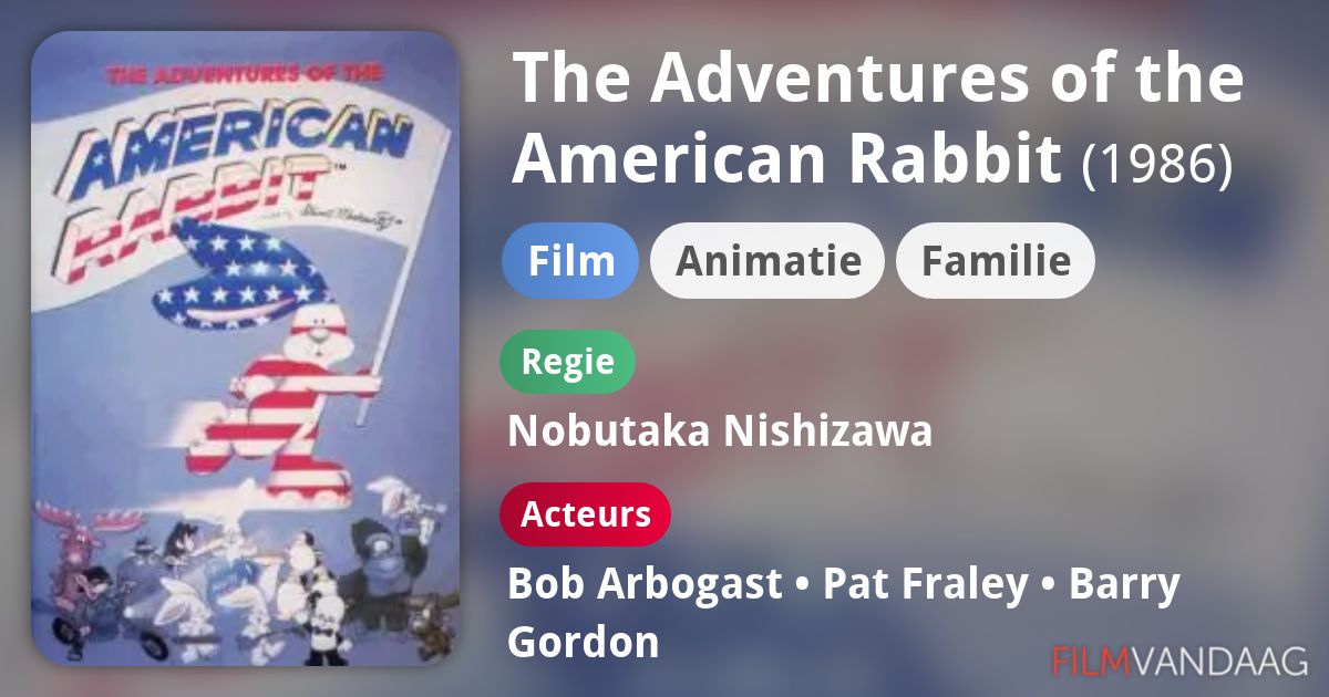 The Adventures of the American Rabbit (film, 1986) - FilmVandaag.nl