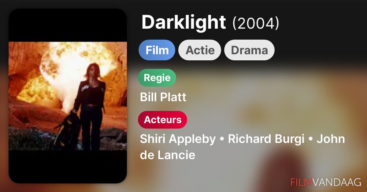 Darklight (film, 2004) - FilmVandaag.nl