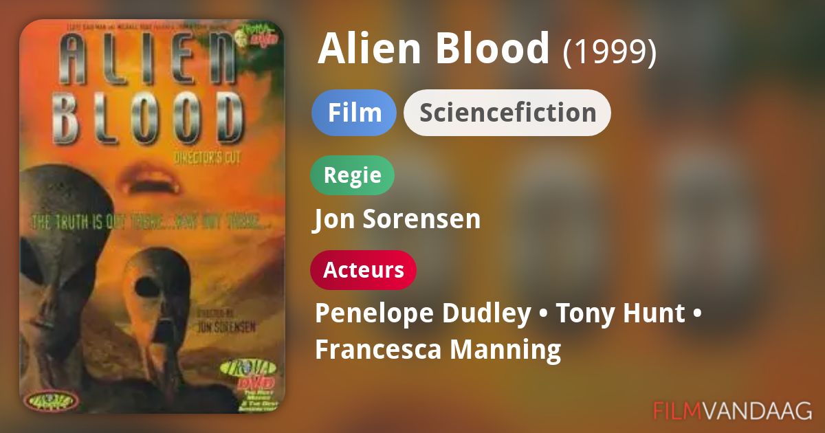 Alien Blood (film, 1999) - FilmVandaag.nl