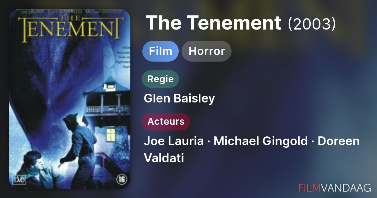 The Tenement (film, 2003) - FilmVandaag.nl