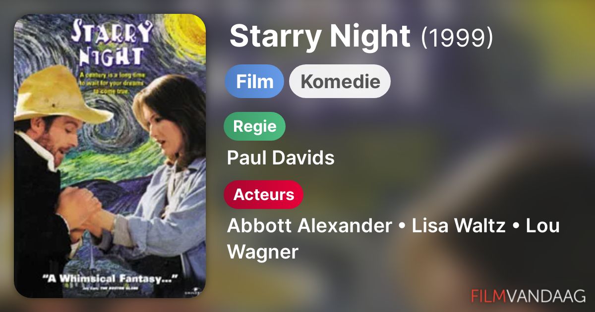 Starry Night (film, 1999) - FilmVandaag.nl