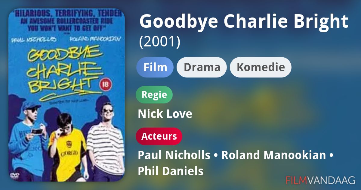 Goodbye Charlie Bright (film, 2001) - FilmVandaag.nl