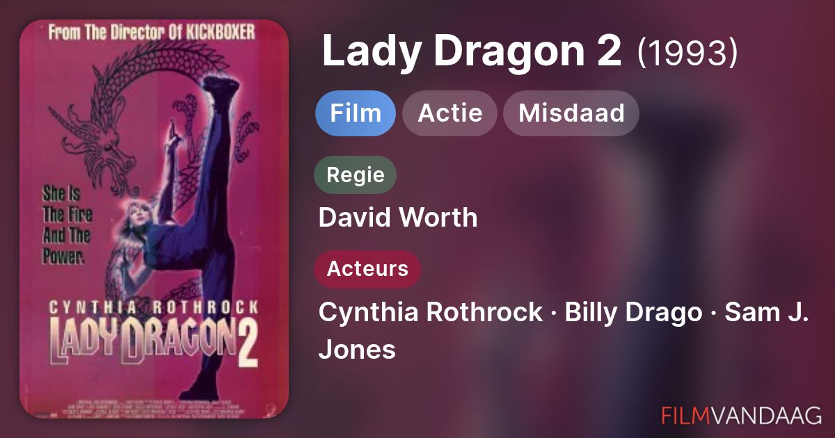 Lady Dragon 2 (film, 1993) - FilmVandaag.nl