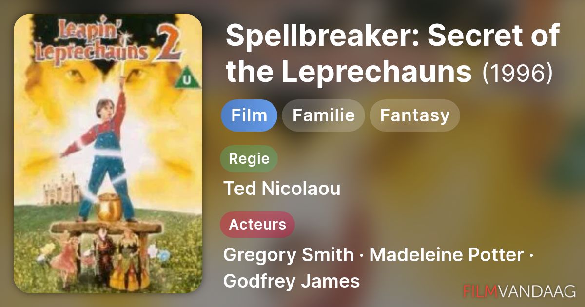 Spellbreaker: Secret of the Leprechauns (film, 1996) - FilmVandaag.nl