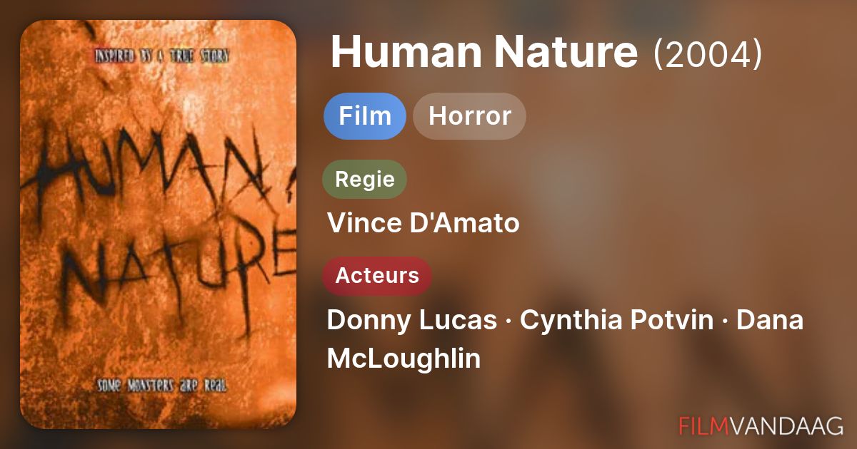 Human Nature (film, 2004) Nu Online Kijken - FilmVandaag.nl