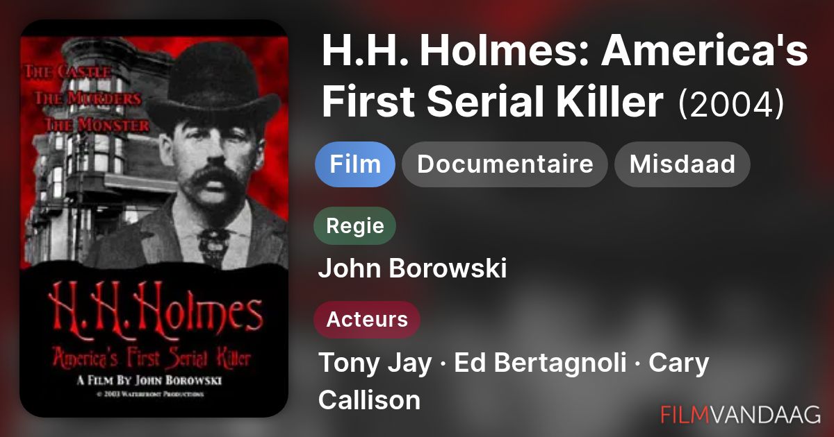 H.H. Holmes: America's First Serial Killer (film, 2004) - FilmVandaag.nl