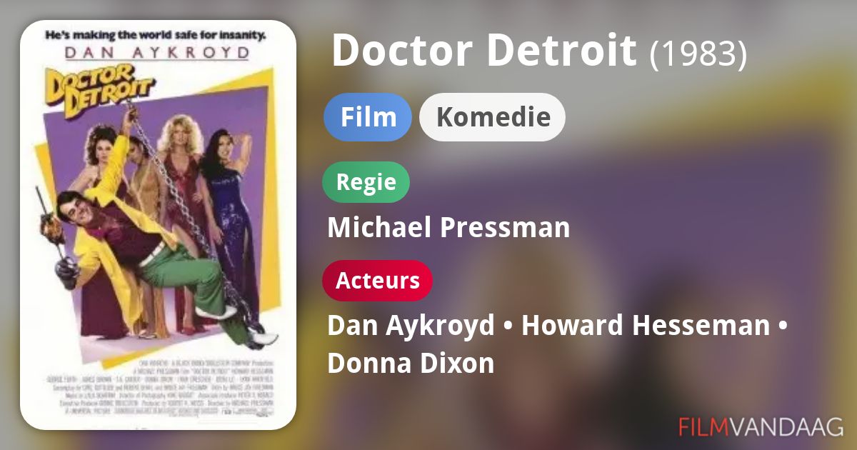 Doctor Detroit (film, 1983) - FilmVandaag.nl