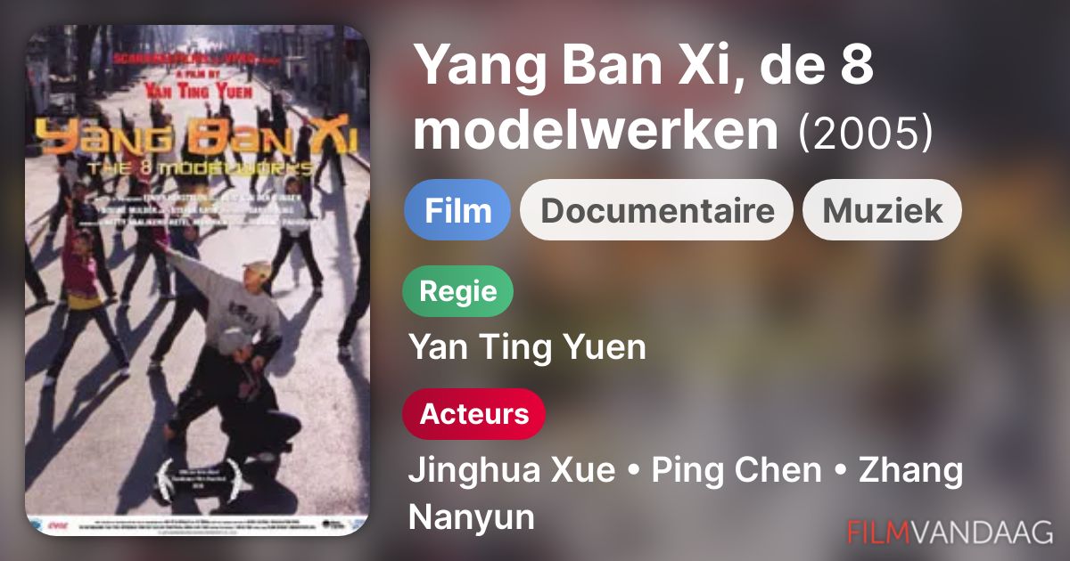 Yang Ban Xi, de 8 modelwerken (film, 2005) - FilmVandaag.nl