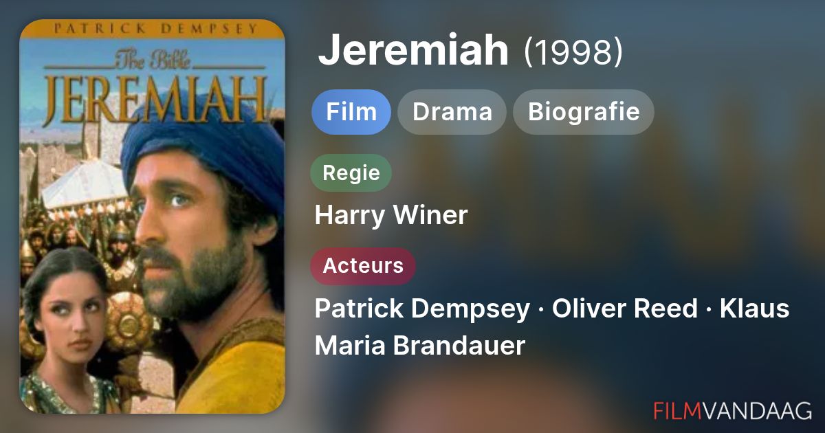 Jeremiah (film, 1998) - FilmVandaag.nl