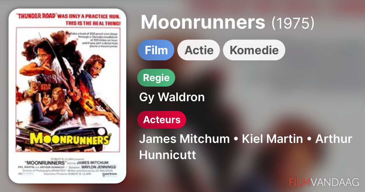 Moonrunners (film, 1975) - FilmVandaag.nl