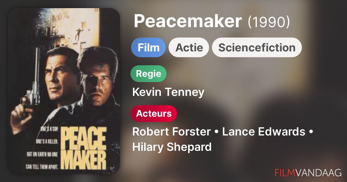 Peacemaker (film, 1990) - FilmVandaag.nl